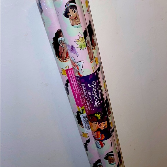 Disney | Party Supplies | Disney Princess Gift Wrapping Paper 3 Rolls ...